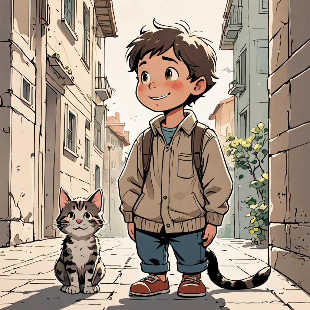 The Lonely Cat and the Little Boy | Story.com