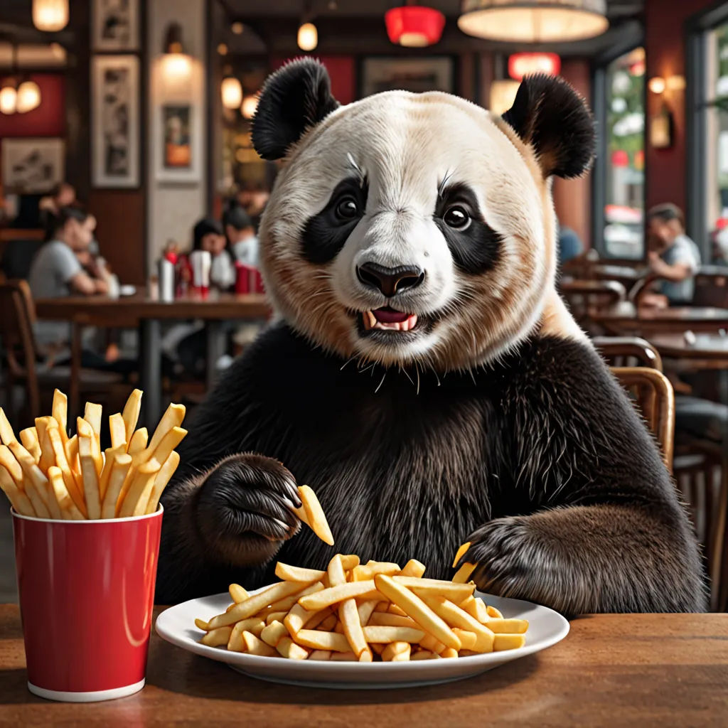 The Panda's French Fry Feast | Story.com
