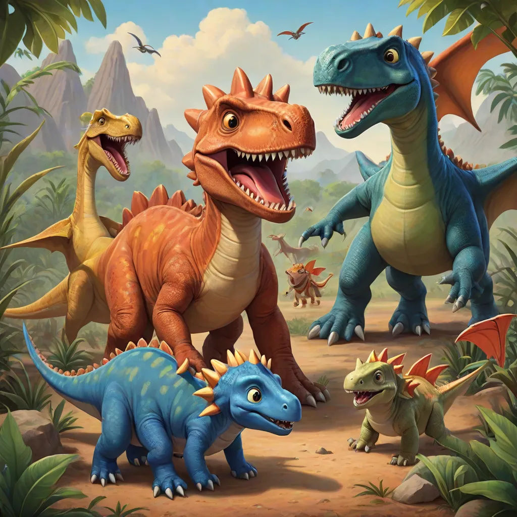 Cartoon Dinosaur How Carnivorous Dinosaur Cartoons And Comics Funny