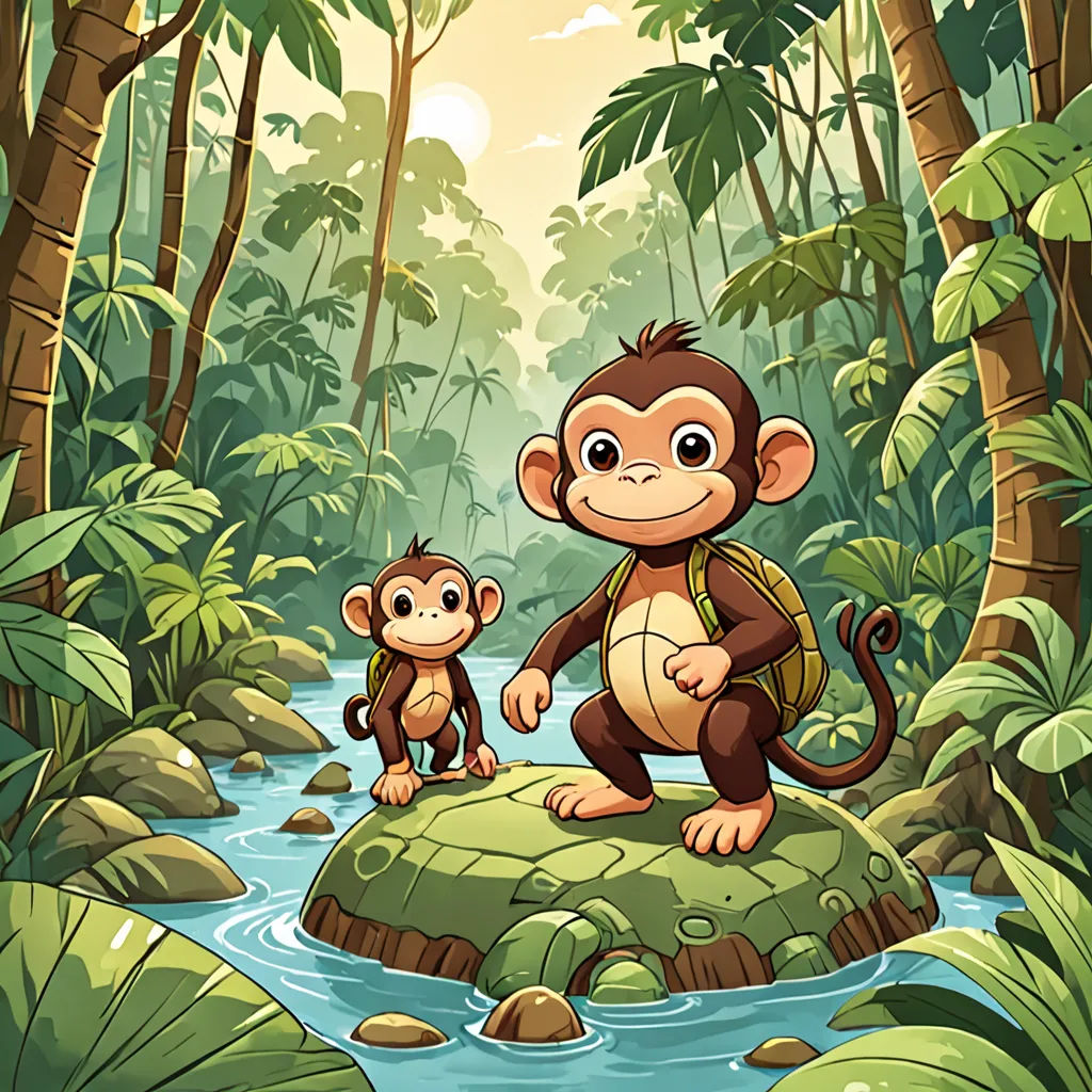 The Monkey and the Turtle | Story.com