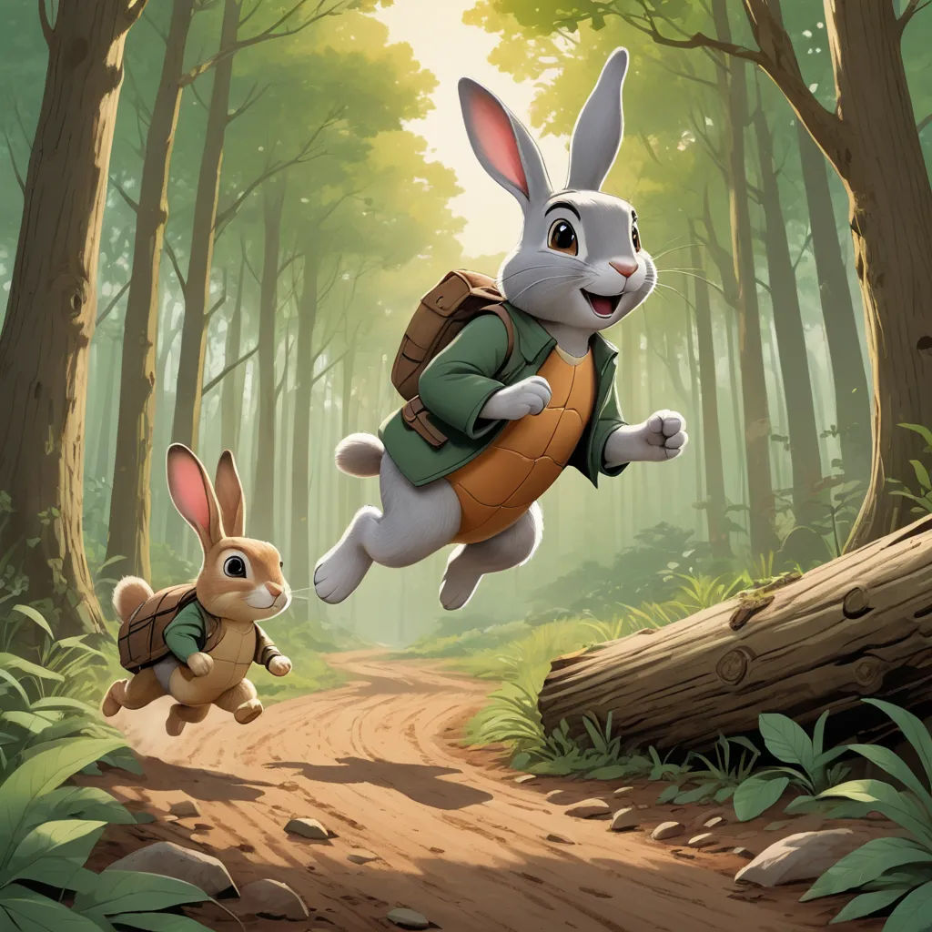 The Rabbit and the Turtle Race | Story.com