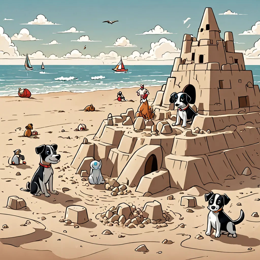 Lop the Little Dog's Sandcastle Adventure | Story.com