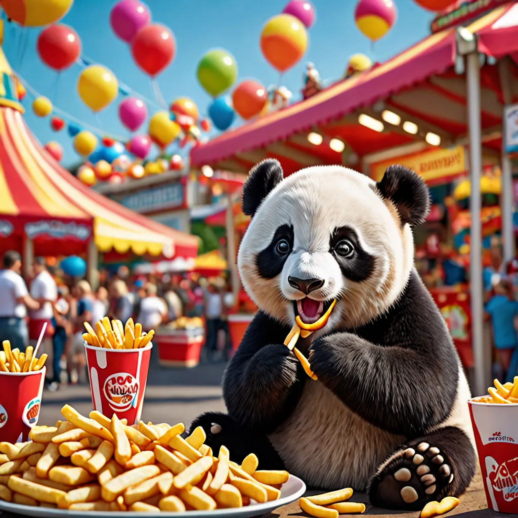 Panda's French Fry Fun | Story.com
