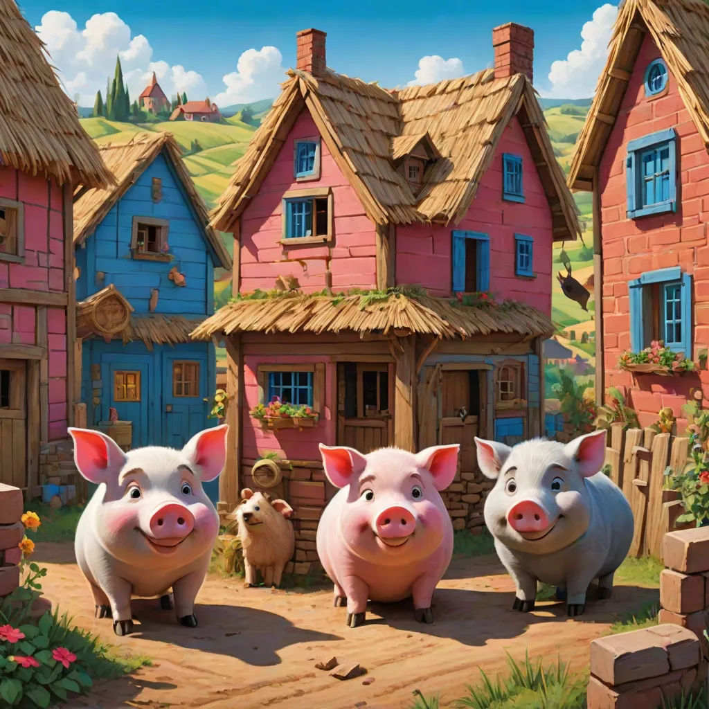 The Three Pigs and the Wolf | Story.com