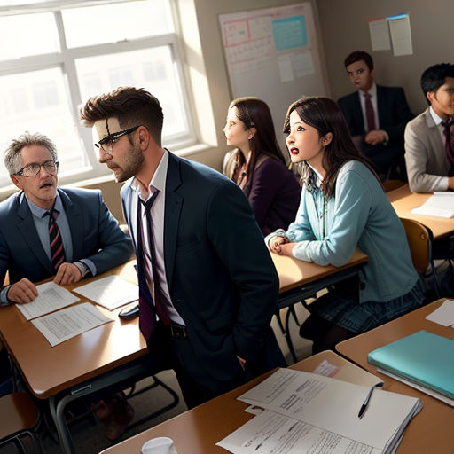 Students Arguing With Each Other