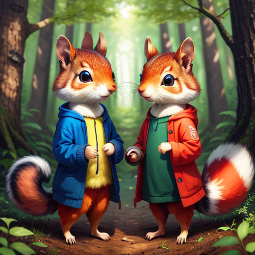 The Curious Squirrel and the Cautious Fox | Story.com