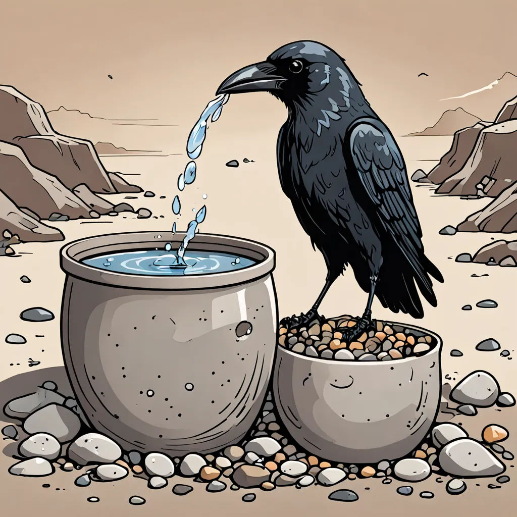 The Thirsty Crow and the Pot | Story.com