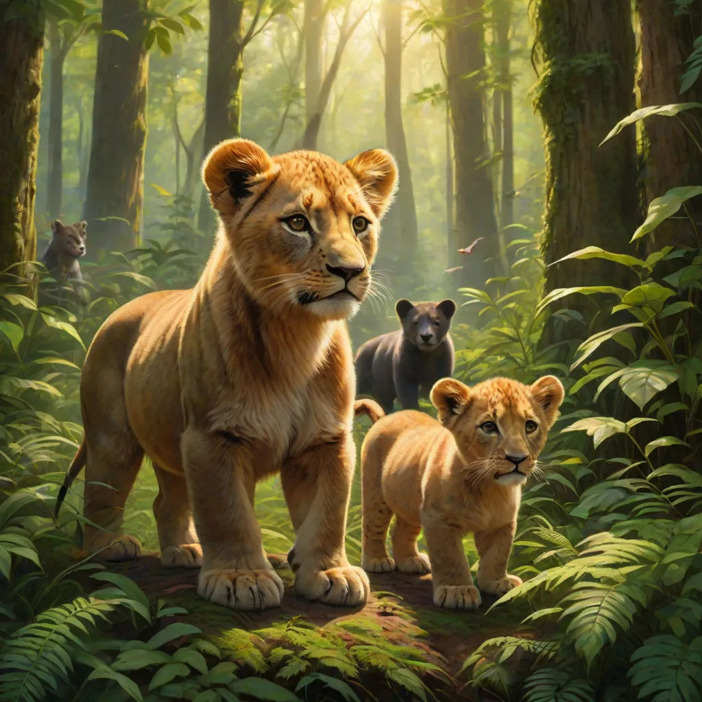 The Lion Cub Leo, and The Bear Doby | Story.com
