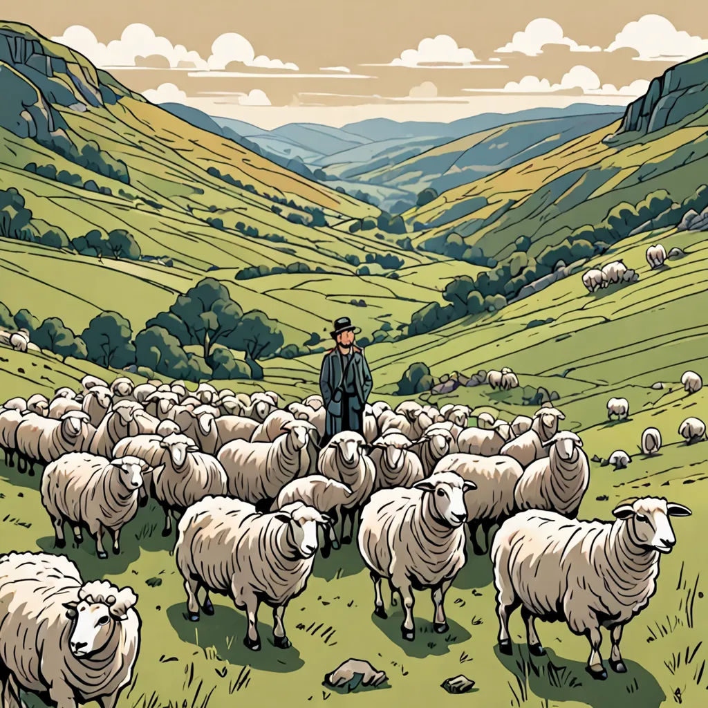 Sheep Flock Flee in the Scottish Land | Story.com