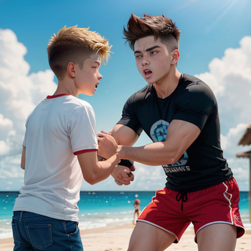 The Beach Arm Wrestling Challenge | Story.com