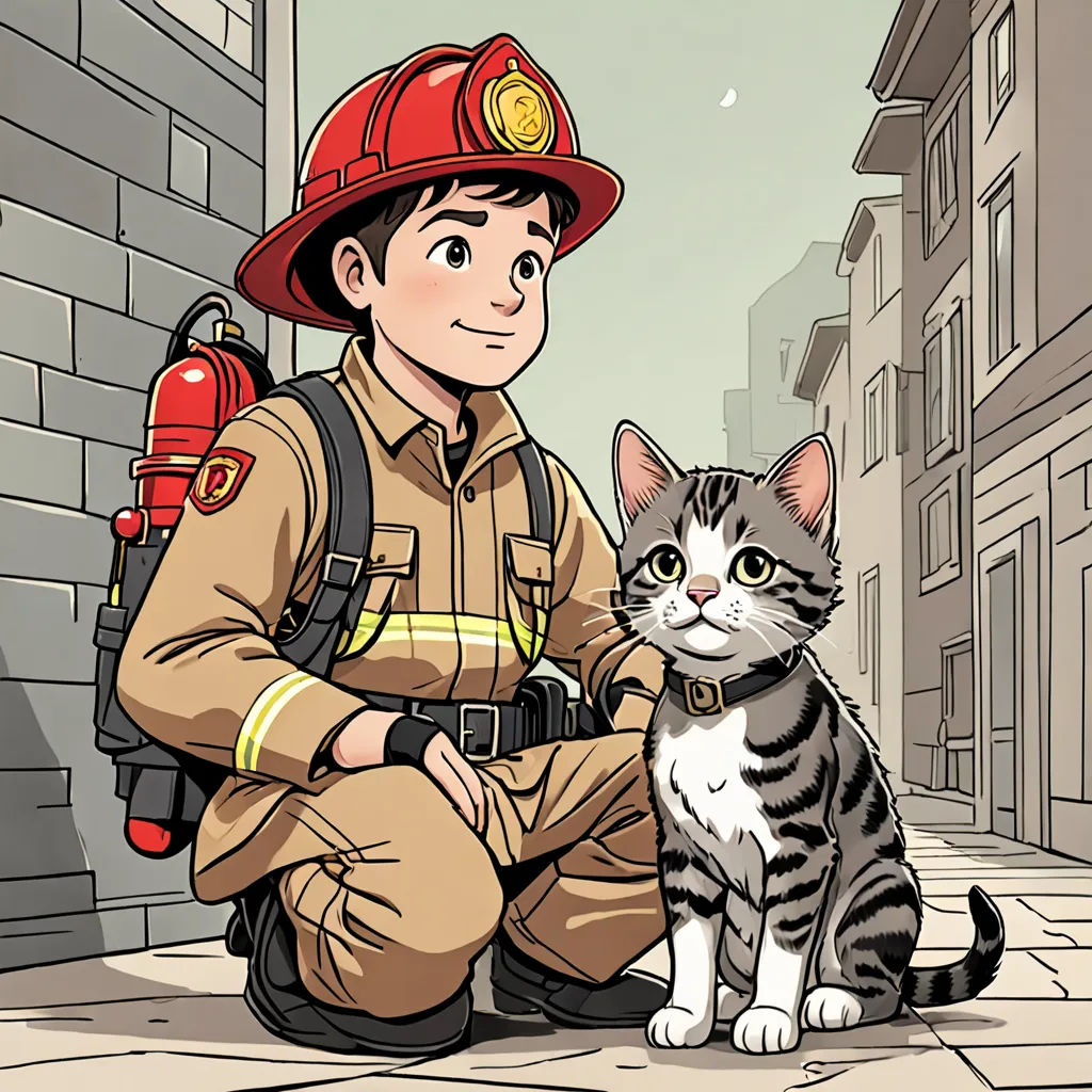 The Little Firefighter and the Brave Kitten | Story.com