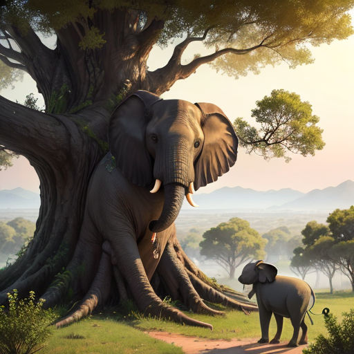 The Elephant and the Big Tree | Story.com