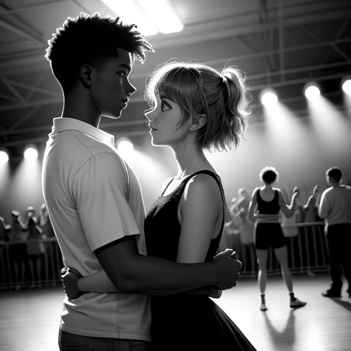 Awkward Couple Dancing