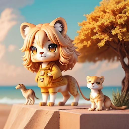 Leo, the Lion Protector: An Adventure with Suricate and Bird | Story.com