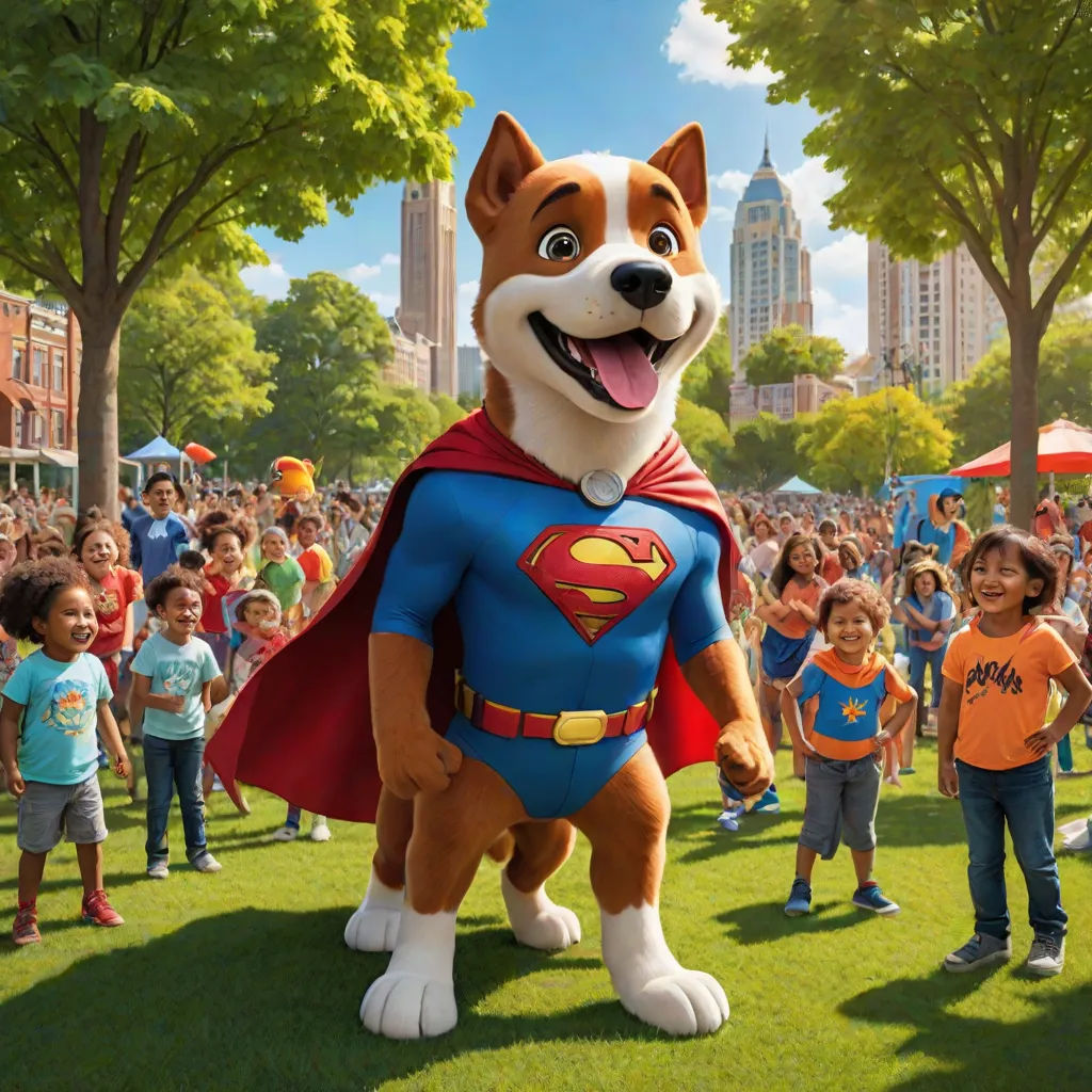 The Superdog Saves the Local Park from Closure | Story.com