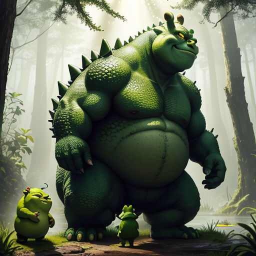 Shrek Sings to Godzilla | Story.com