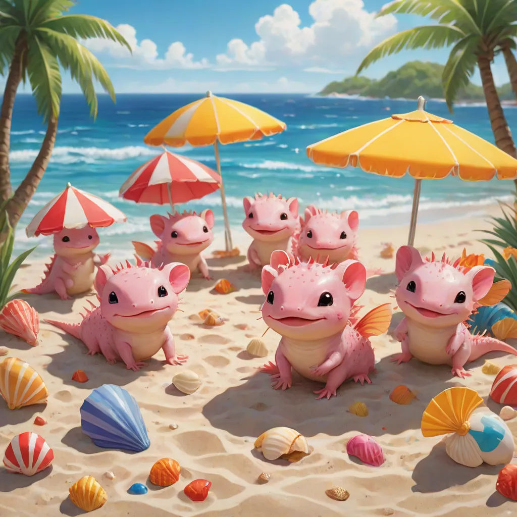 Axolotl Beach Birthday Bash | Story.com