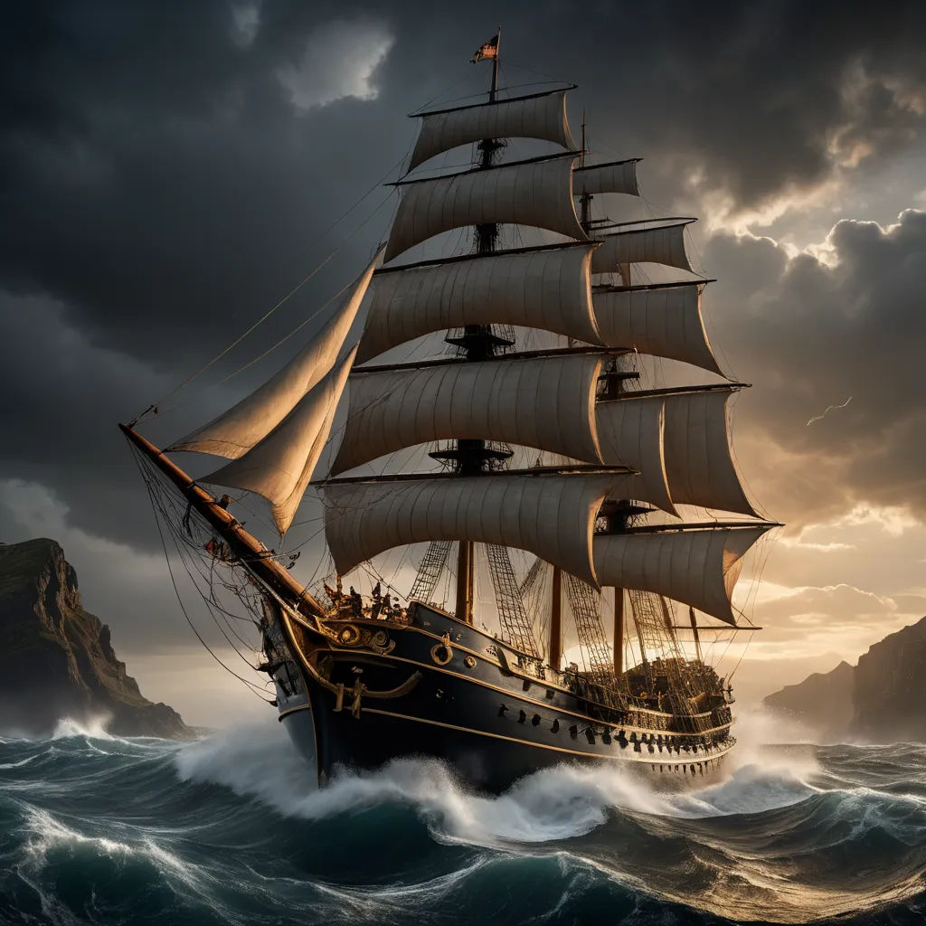 The Courageous Ship Crossing the Sea | Story.com