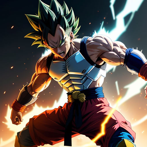 Super Saiyan Broly Blue Hair