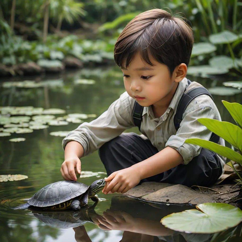 Tim And The Turtle... | Story.com