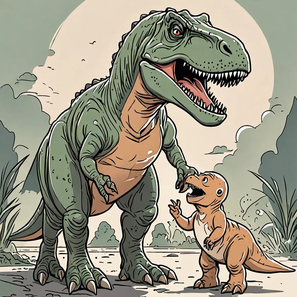 The T-Rex and the Crying Mother | Story.com