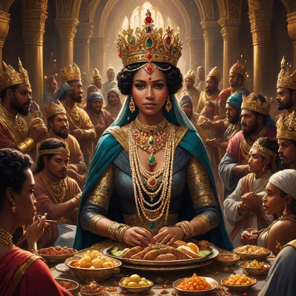 The Regal Feast of Queen Amara | Story.com