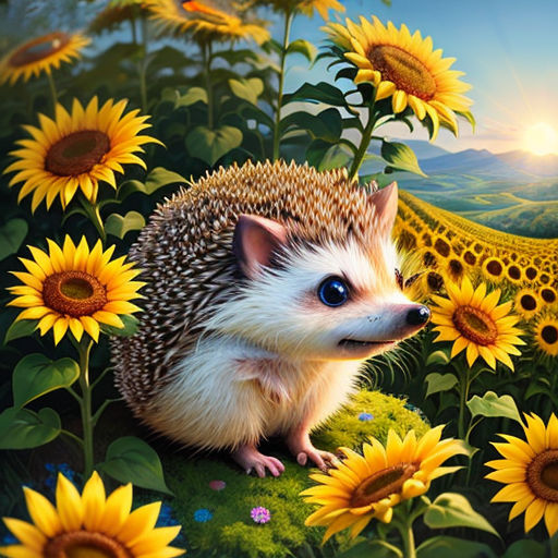 The Sunflower Hedgehog | Story.com