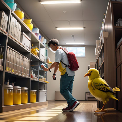 The Science Adventures of Tsuchibayashi and His Yellow Bird Sidekick ...