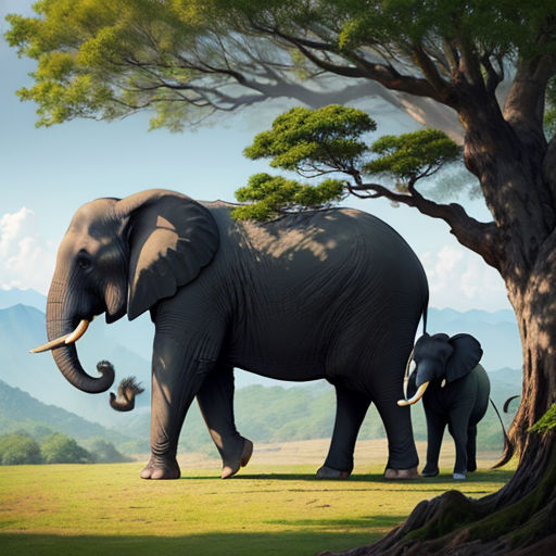 The Elephant and the Big Tree | Story.com