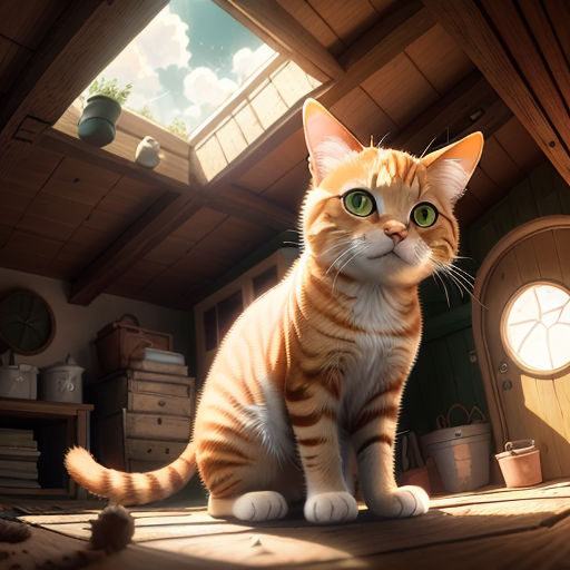 Tobi the Cat and the Treasure in the Attic | Story.com