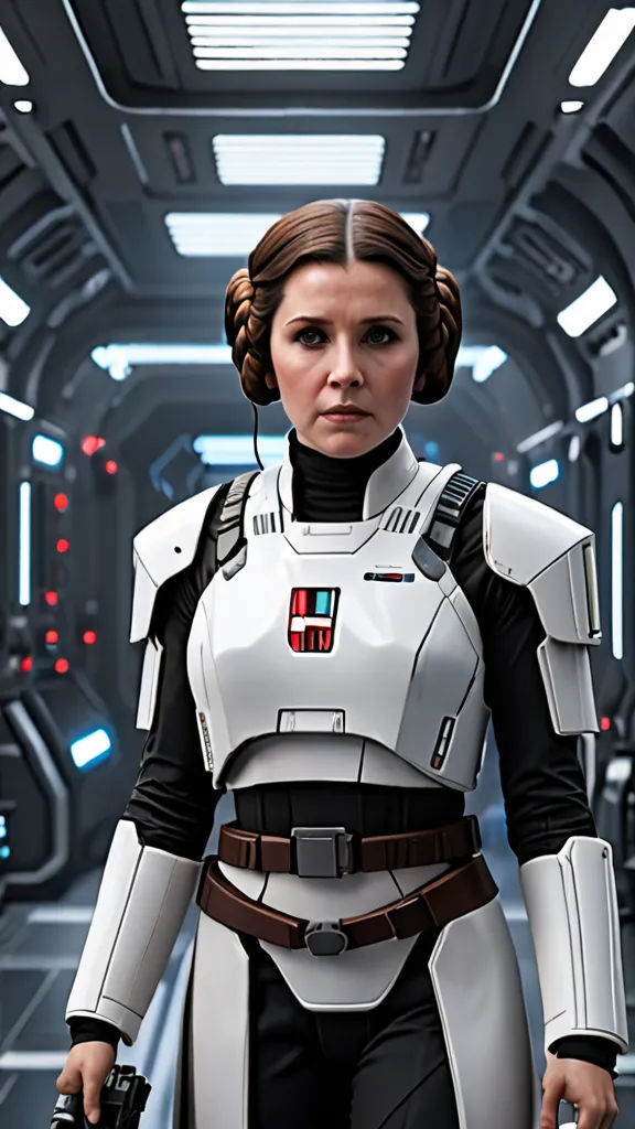 Watch:Leia Skywalker: Maîtrise de la Force | AI Science Fiction Videos ...