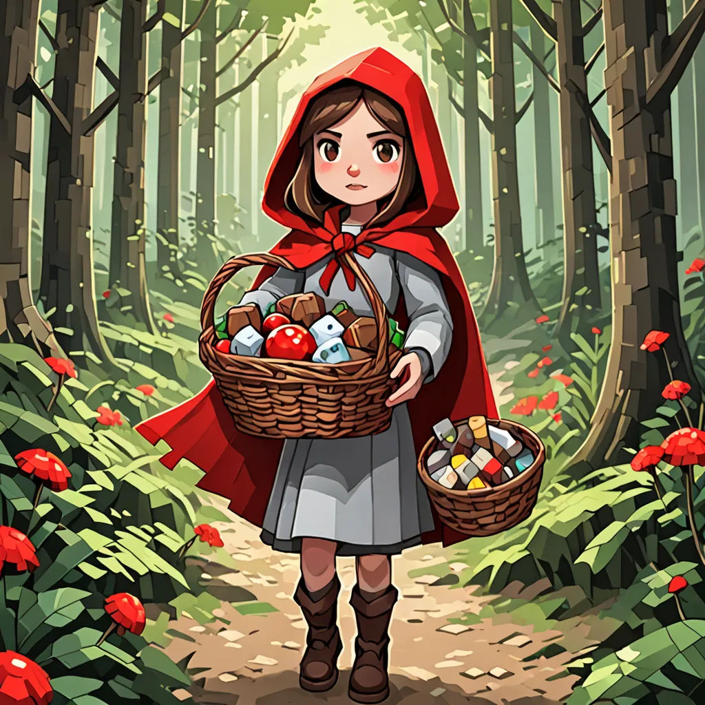Red Riding Hood's Minecraft Adventure | Story.com