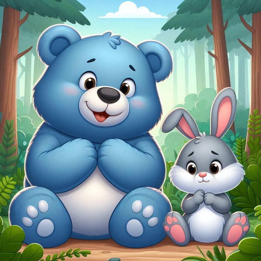 El Osito Azul y el Conejito Triste | Story.com
