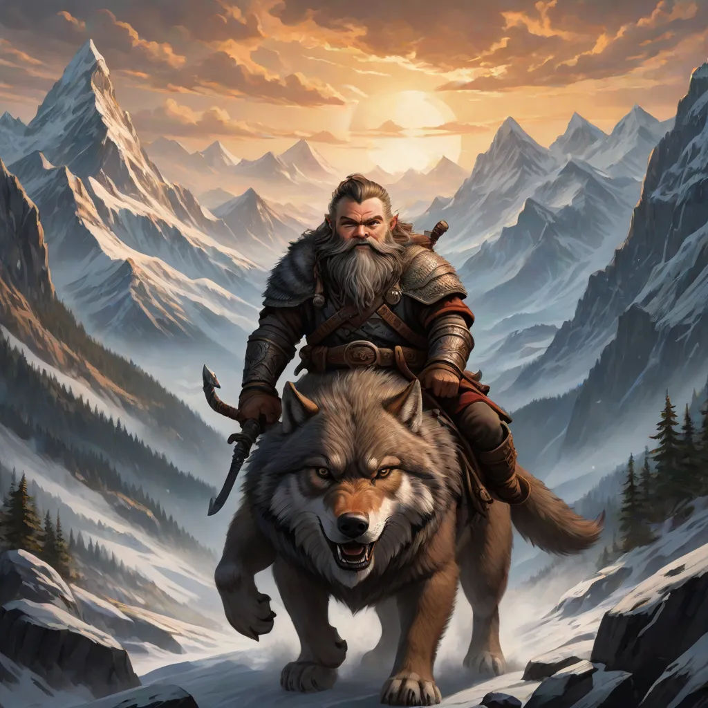 The Dwarf and His Wolf: A Journey Beyond the Mountains | Story.com