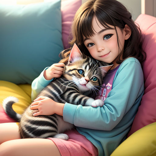 The Little Cat and the Girl | Story.com