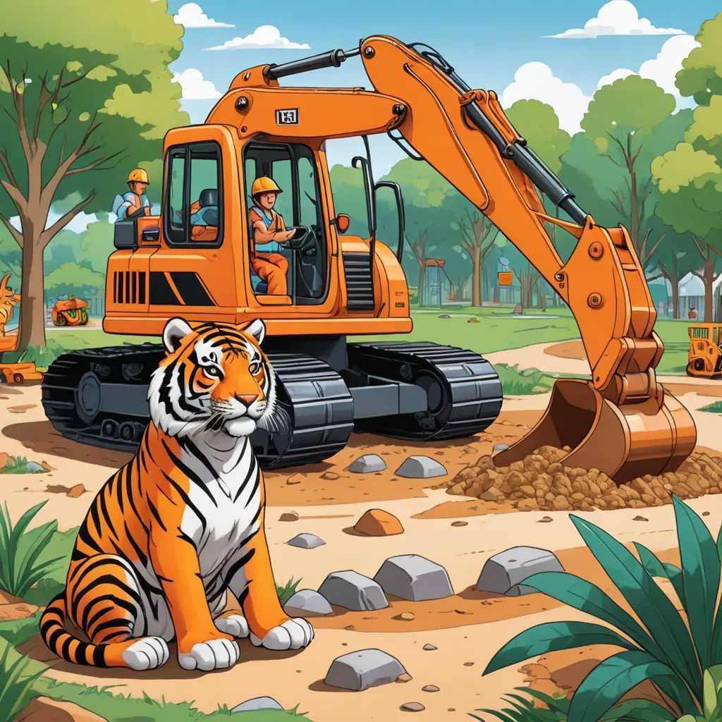 Tiger the Excavator | Story.com