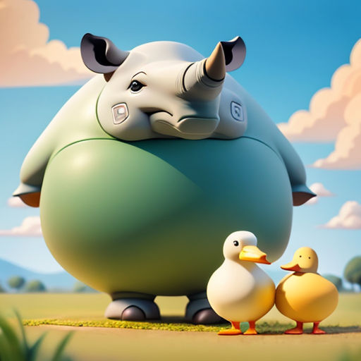 Rhino and Duck: Unlikely Friends | Story.com