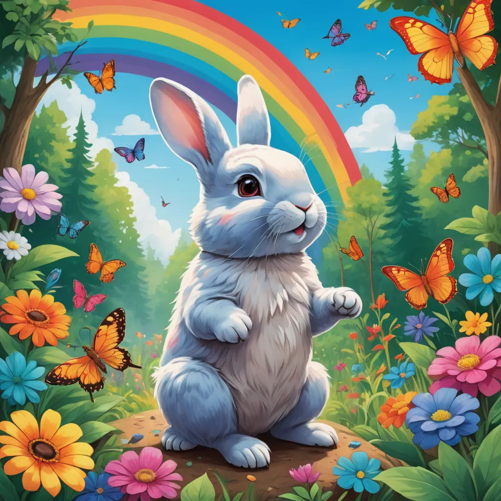 How Rainbow Rabbit Found His Colors | Story.com