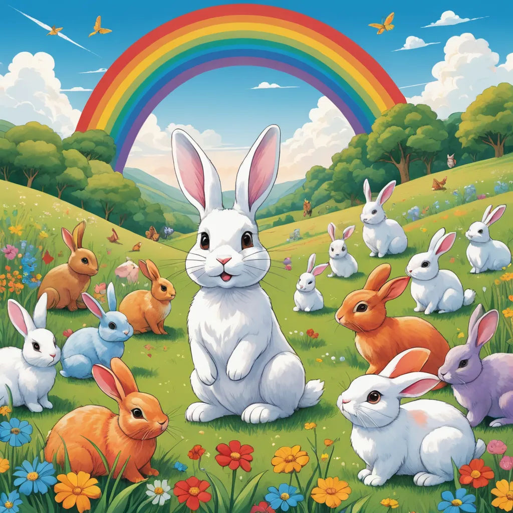 How Rainbow Rabbit Found His Colors | Story.com