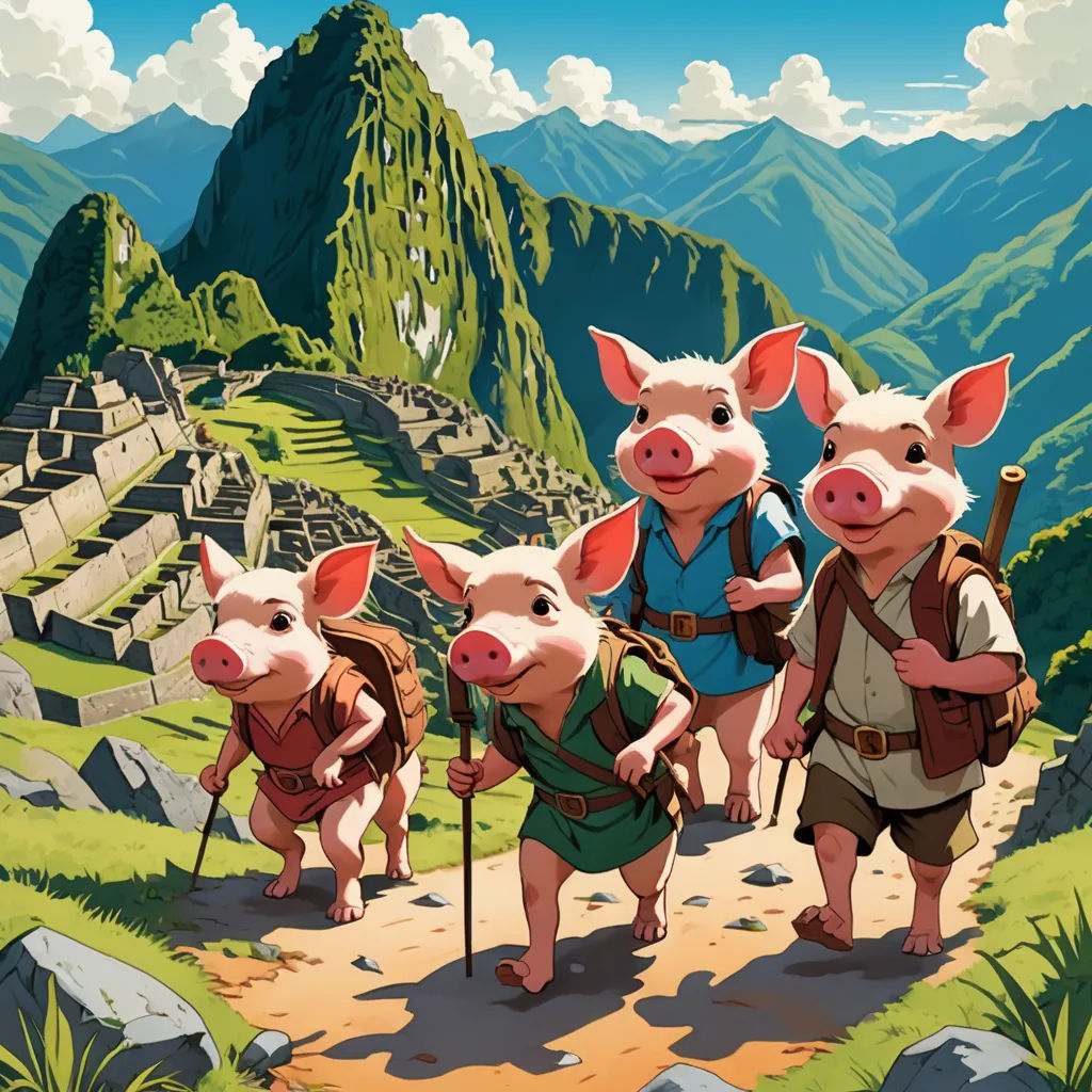 Los Tres Chanchitos y el Viaje a Machu Picchu | Story.com