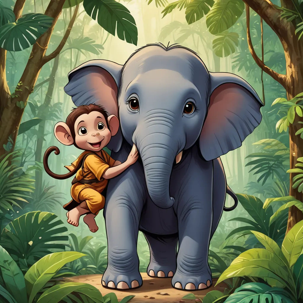 The Wise Elephant and the Mischievous Monkey | Story.com