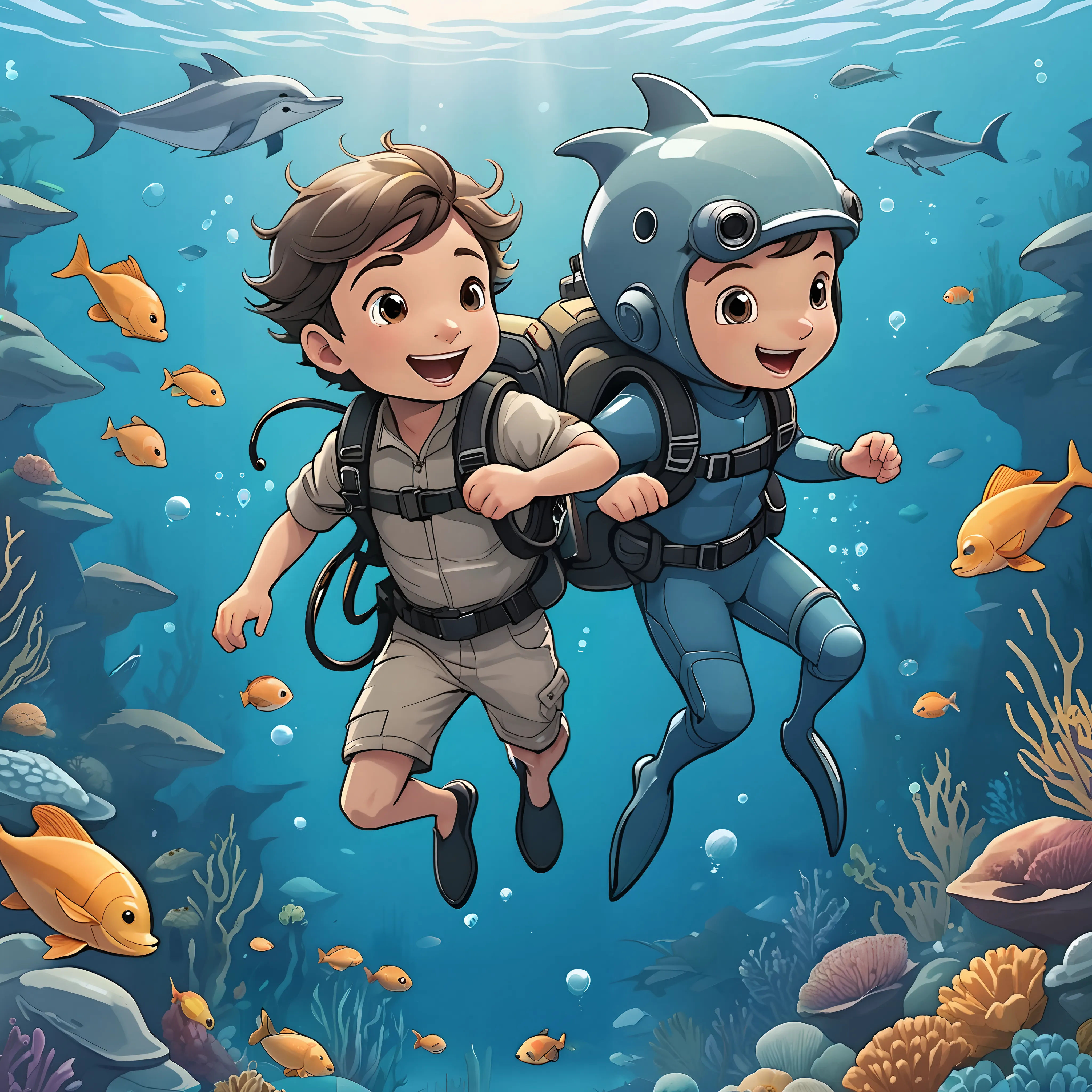 The Adventures of Dolphin and Fish Boy | Story.com