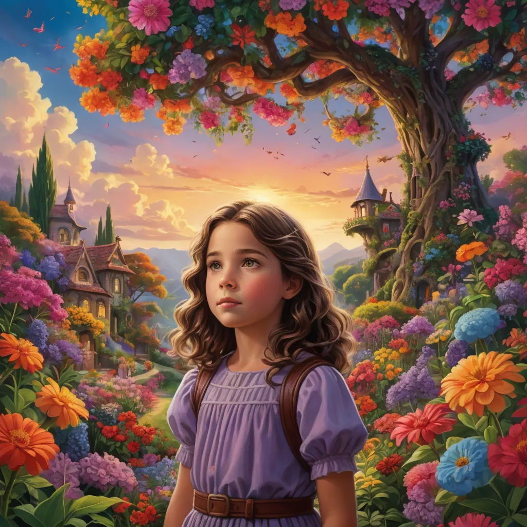 The Magic Garden under the Cloudy Sky | Story.com