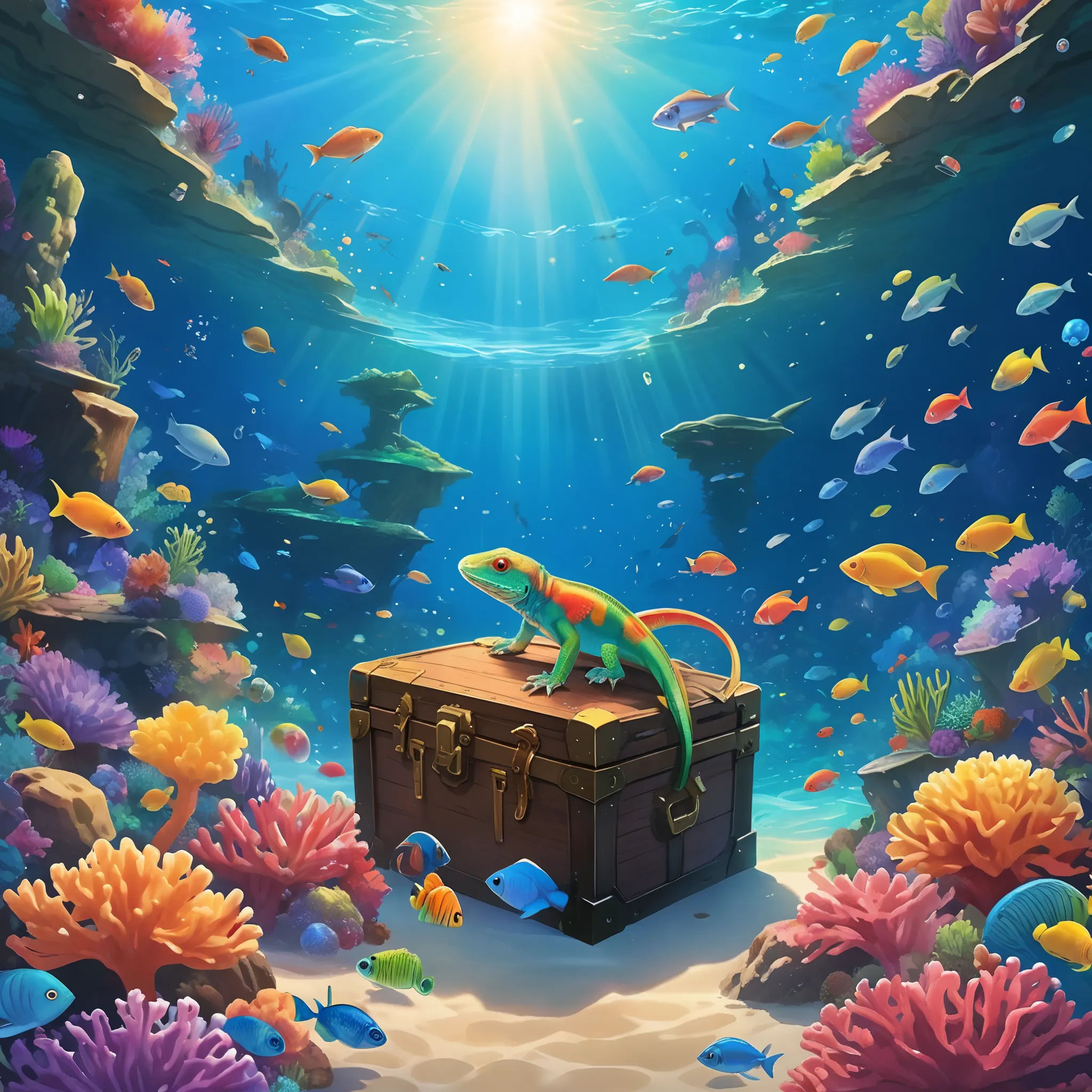 Rainbow's Ocean Adventure: A Treasure Hunt Tale | Story.com