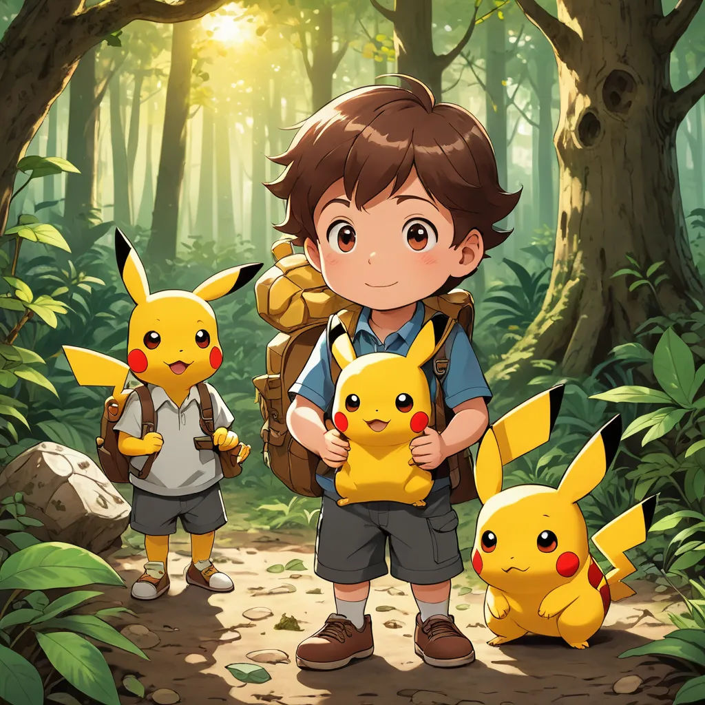 Griffin's Adventure with Pikachu and Mr. Turtle | Story.com