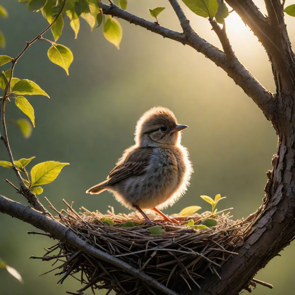 The Baby Bird's First Flight | Story.com
