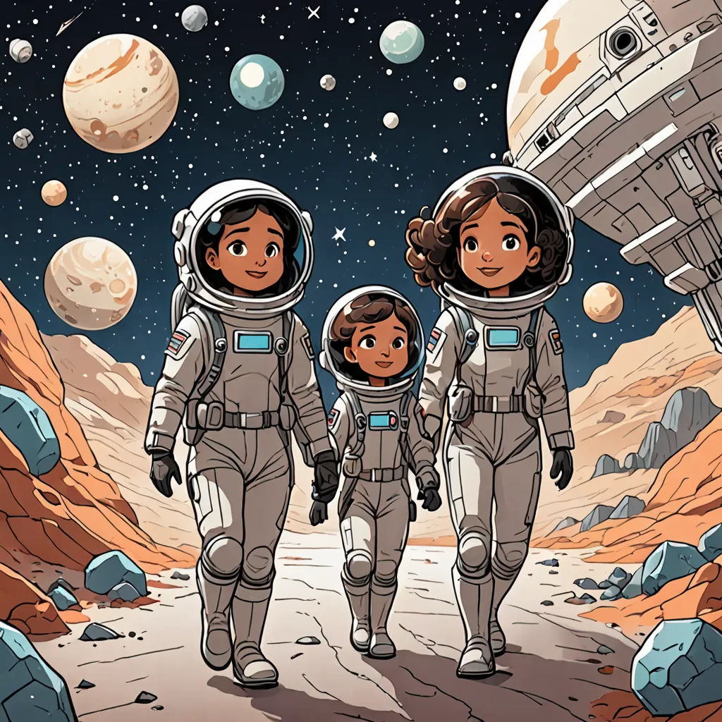 A Viagem Espacial da Réia e a Raia | Story.com