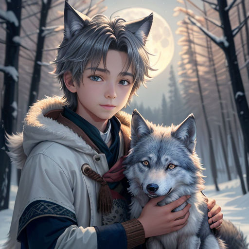 The Lonely Wolf and the Pure-hearted Boy | Story.com