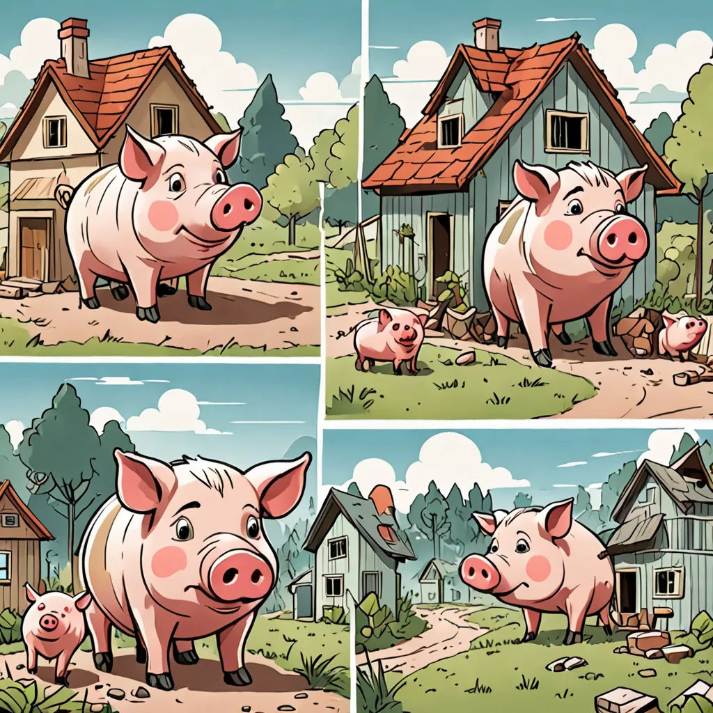 The Three Pigs vs. the Big Bad Wolf | Story.com