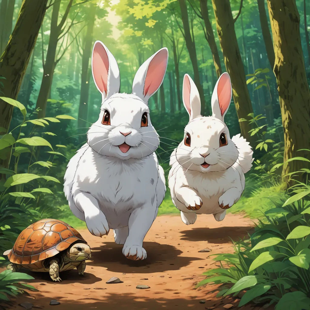 The Race between the Rabbit and the Turtle | Story.com